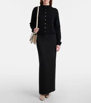 Khaite Annora Wool And Cashmere Cardigan