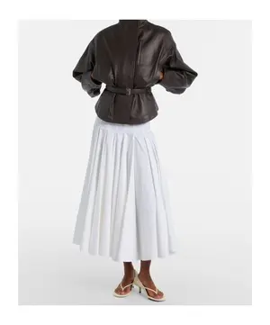 Jacquemus Ciro Long-sleeved Leather Jacket