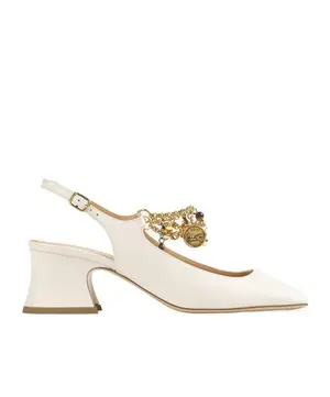 Chloé Charms Pumps - Eggshell