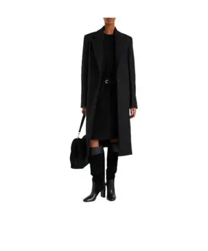 GIANVITO ROSSI Leather And Corduroy Knee-high Boots