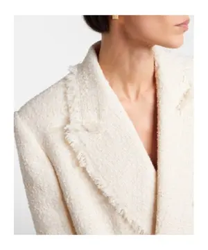 Balmain Classic Tweed Double-breasted Blazer