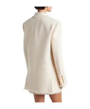 Balmain Classic Tweed Double-breasted Blazer