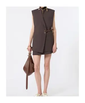 Sportmax V-neck Sleeveless Vest