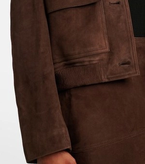 YVES SALOMON Suede Jacket