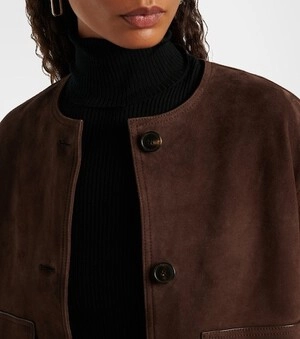 YVES SALOMON Suede Jacket
