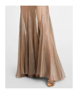 MARIA LUCIA HOHAN Marimar One-shoulder Silk Bustier Gown