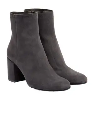 GIANVITO ROSSI Suede Ankle Boots - Black