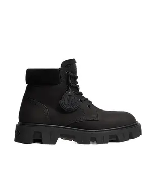 Moncler Peak City Nubuck Suede Ankle Boots