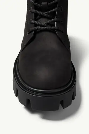 Moncler Peak City Nubuck Suede Ankle Boots