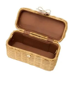 SELF-PORTRAIT Cherry Charm Mini Basket Bag
