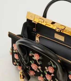 Dolce & Gabbana Marlene Small Embellished Top-handle Bag