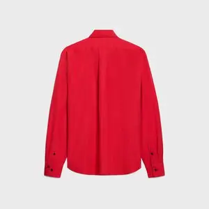 Celine Loose Shirt In Cotton Poplin