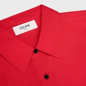Celine Loose Shirt - Bright Red