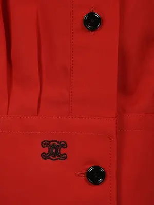 Celine Loose Shirt - Bright Red