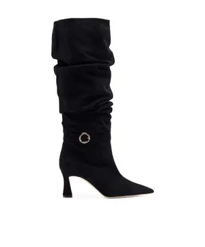 MALONE SOULIERS Melina 70 Suede Knee-high Boots - Black