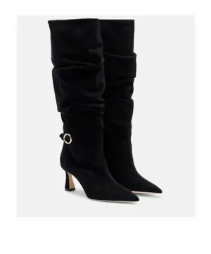 MALONE SOULIERS Melina 70 Suede Knee-high Boots