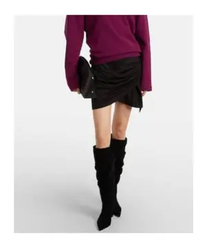 MALONE SOULIERS Melina 70 Suede Knee-high Boots