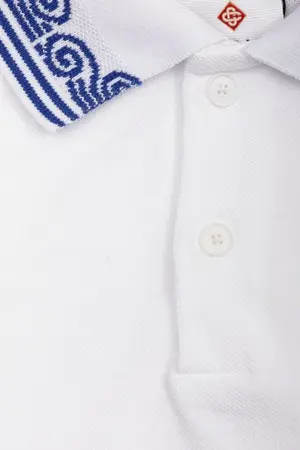 Casablanca Long-sleeve Polo Shirt