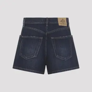 Prada Denim Shorts With Belt Loops