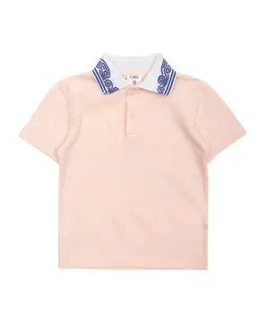 Casablanca Short-sleeved Polo Shirt - Pink