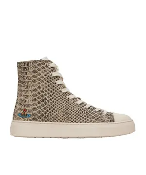 VIVIENNE WESTWOOD Plimsoll High-top Sneakers - Nude