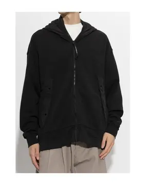 C.P. COMPANY Goggle Detail Zip-up Sweatshirt