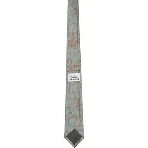 VIVIENNE WESTWOOD Silk Jacquard Tie