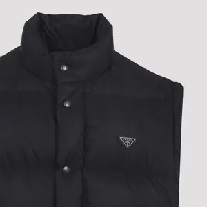 Prada High-necked Long-sleeved Down Jacket