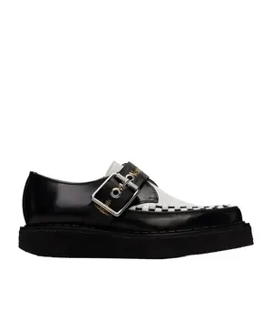 VIVIENNE WESTWOOD X George Cox Collaboration Point Toe Monk Shoes - Black