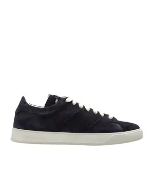 Kiton Suede Low-top Sneakers - Navy