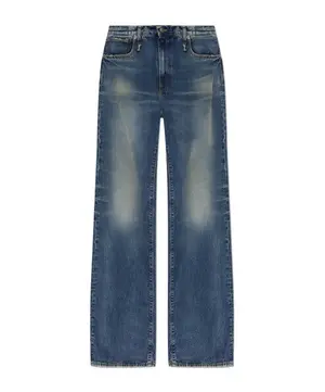 R13 Belt-loop Jeans - Navy Blue