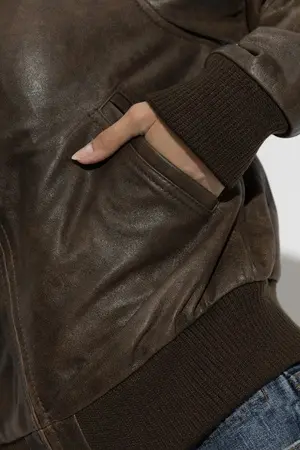 R13 Long-sleeve Leather Jacket