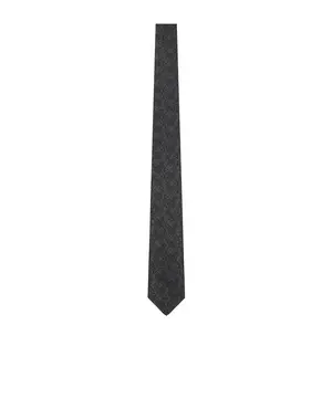 VIVIENNE WESTWOOD Silk Jacquard Tie - Black