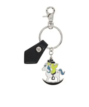 VIVIENNE WESTWOOD Rocking Horse Teddy Keychain - Multicolor