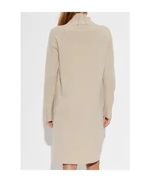Fabiana Filippi High Neck Long Sleeve Dress
