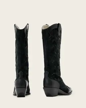 ALLSAINTS Dolly Flame-appliqué Boots