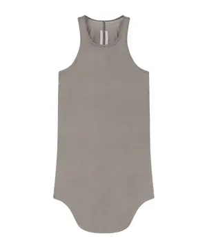 Rick Owens Round Neck Sleeveless Vest - Gray
