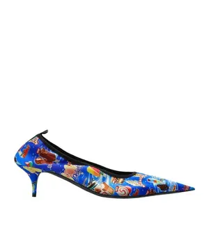 Balenciaga Avenue Pointed-toe Pumps - Multicolor