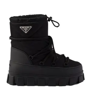 PRADA Re-Nylon Gabardine Après-ski Boots