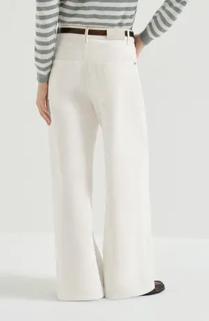 Brunello Cucinelli Relaxed Trousers With Monili