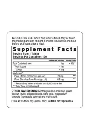 MODUCARE Daily Immune Support, Plant Sterol Dietary Supplement, Grape Flavored