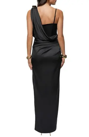 JLUXLABEL Radiance Asymmetrical Maxi Dress