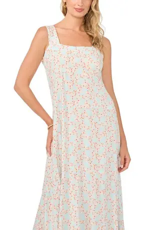 Vince Camuto Print Sleeveless Maxi Dress