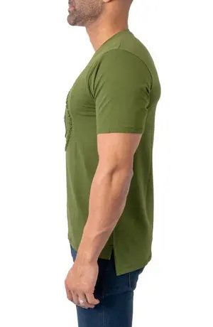 MACEOO Stamped Stretch Cotton Graphic Tee
