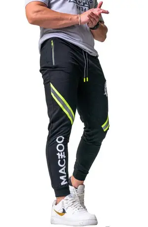 MACEOO Lightning Reflective Cotton Knit Joggers