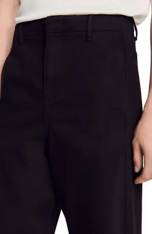 Sandro Barrel Jeans In Cotton