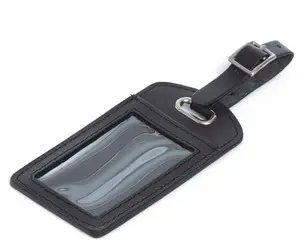KORCHMAR Full-grain Leather Luggage Tag - Espresso