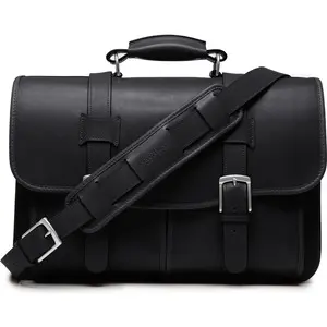 KORCHMAR Garfield Leather Briefcase - Black