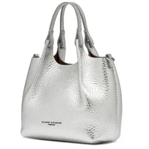 GIANNI CHIARINI Dua Leather Mini Hobo Bag