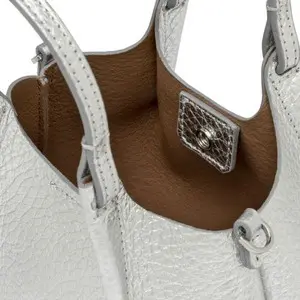 GIANNI CHIARINI Dua Leather Mini Hobo Bag